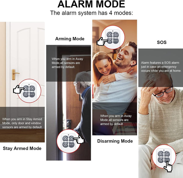 Protect Your Home with Ease: DAYTECH Smart Home Alarm Security System ...