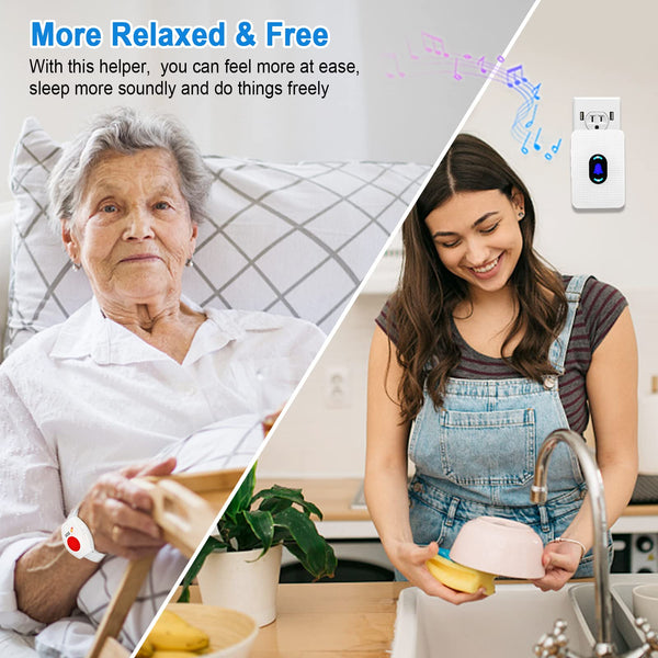Daytech Wireless Caregiver Pager System - Stay Independent and In Cont ...