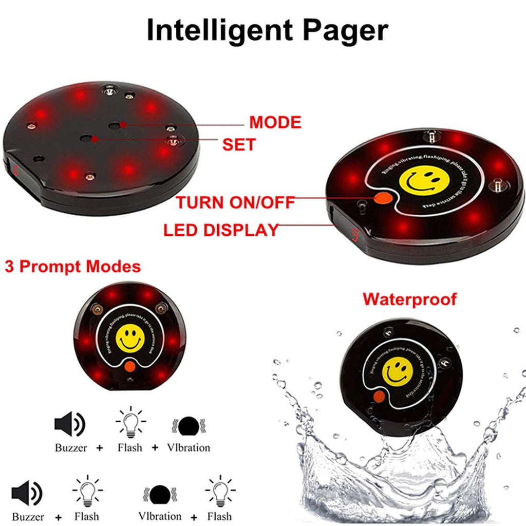 Daytech Restaurant Pager System | Restaurant Pagers | Nurse Call Butto ...