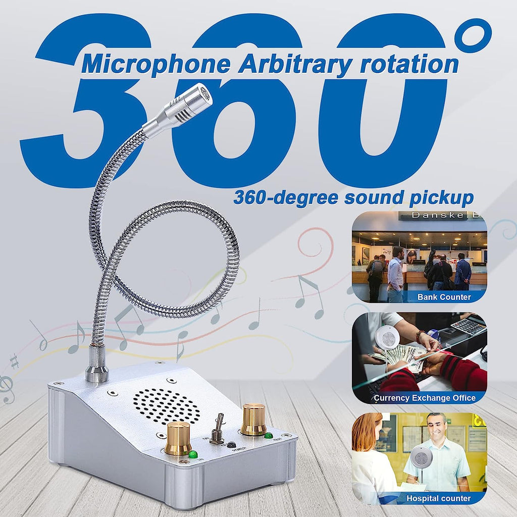 Daytech Dual-Way Window Speaker Intercom System - Clear Communication – DAYTECH