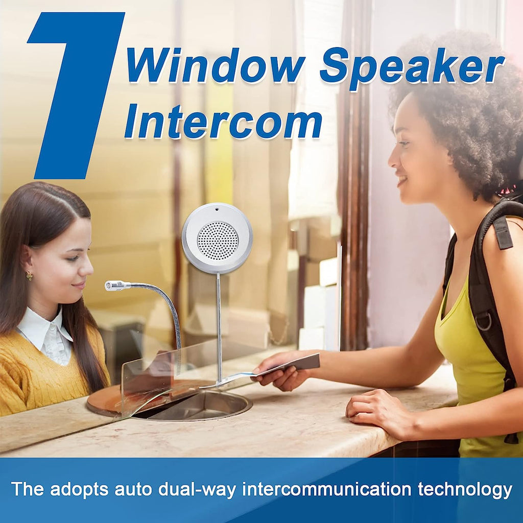Daytech Dual-Way Window Speaker Intercom System - Clear Communication – DAYTECH