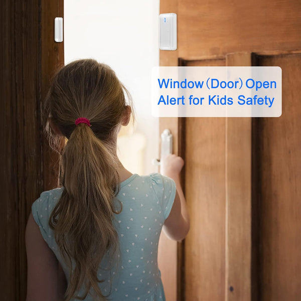 aytech Wireless Door Entry Alarm Kit | 1000 FT Range, 55 Chimes, 5 ...